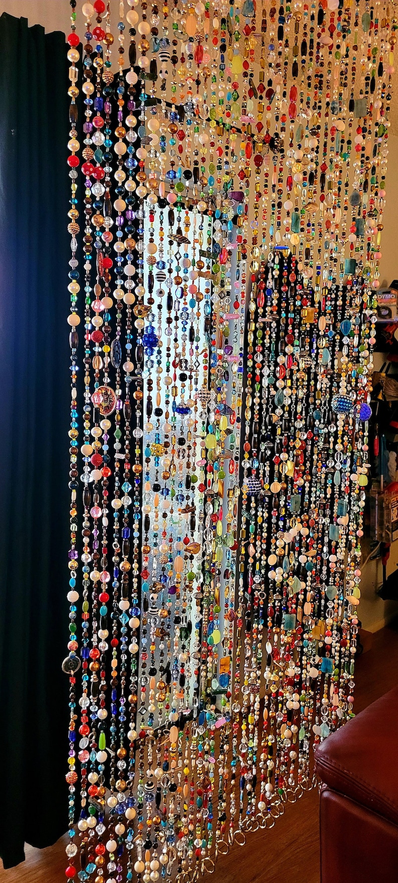 72 Inch Bead Curtain Strands Sun Catcher Bohemian Eclectic - Etsy Canada