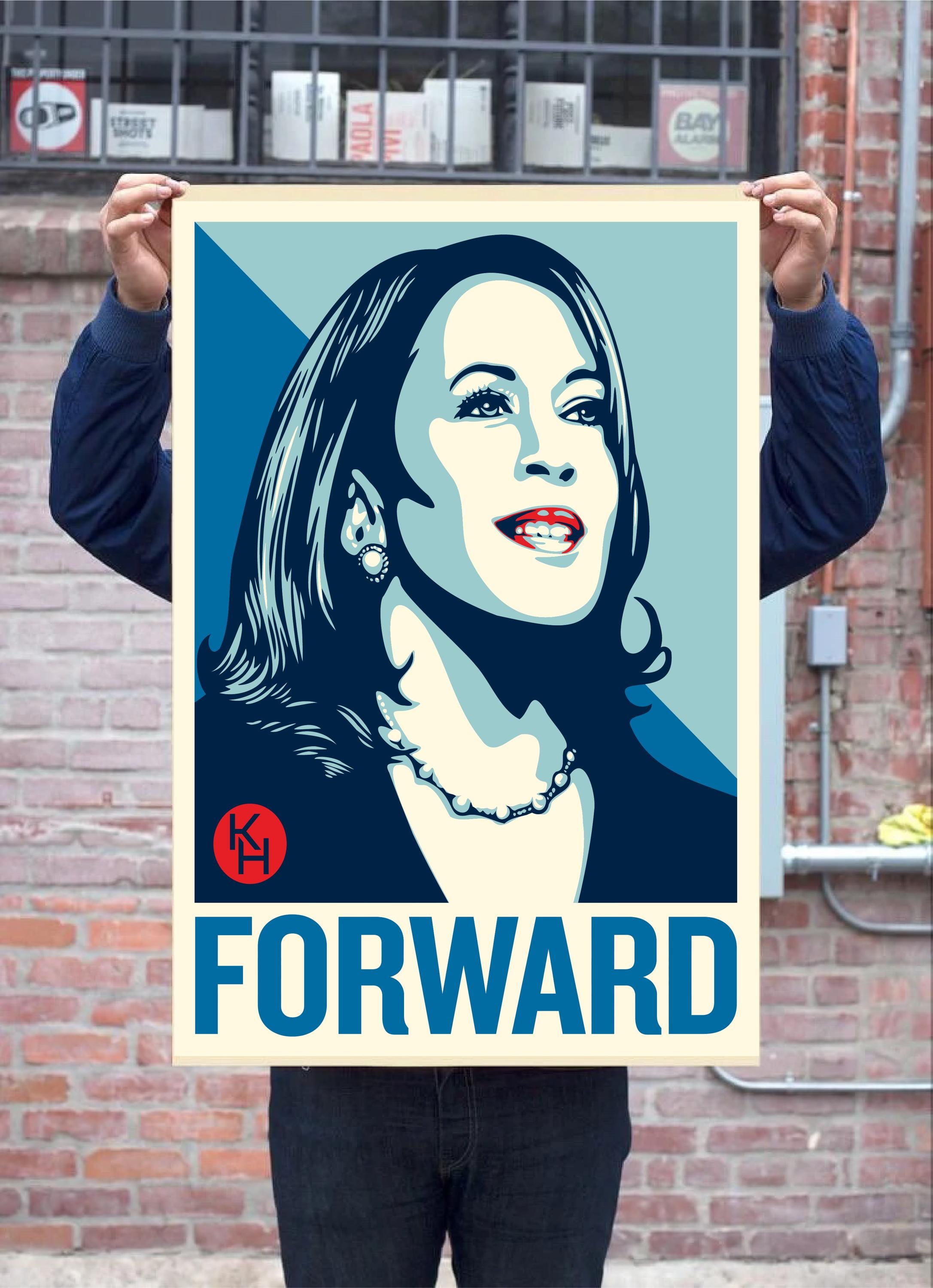 Kamala Harris FORWARD 2024 Poster – Museum Quality Print (18x24) - Etsy
