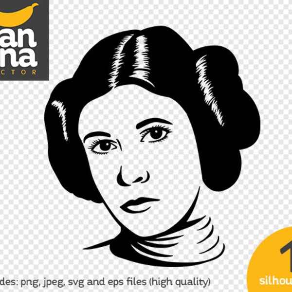 Princess Leia Svg - Etsy