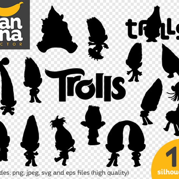 Trolls Svg - Etsy