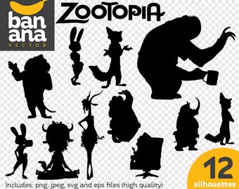 Zootopia Svg - Etsy