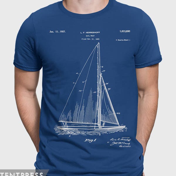 Sailing T Shirt - Etsy
