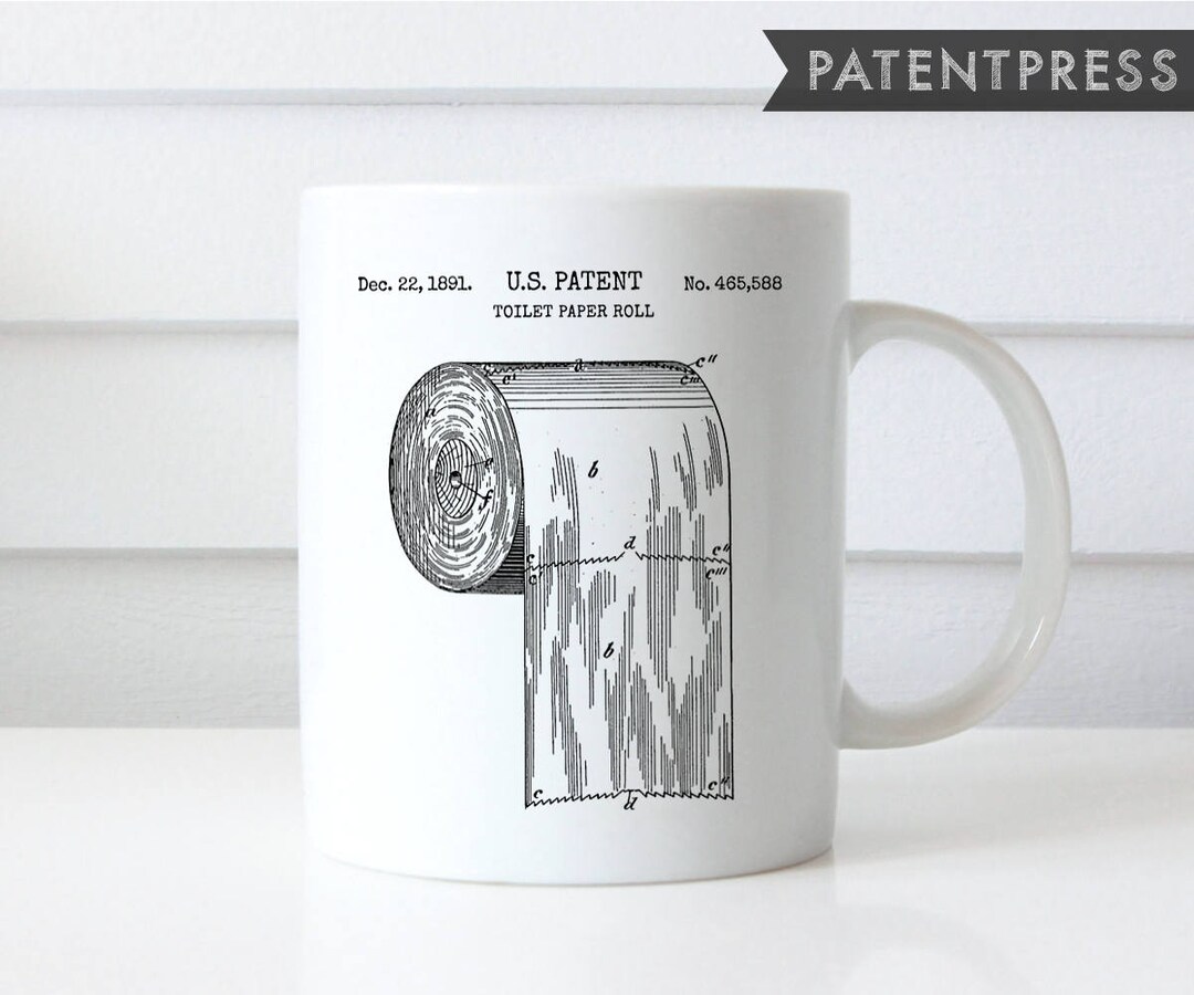 Toilet Paper Mug, Bathroom Mug, Bathroom Decor, Restroom Decor, Toilet ...