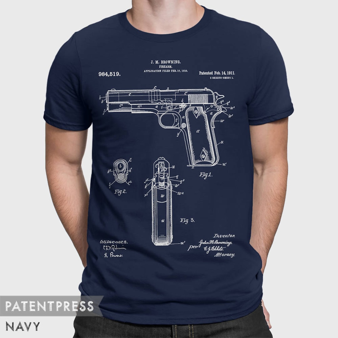Colt T-shirt Gift for Gun Lover, Colt 1911 Pistol Shirt Gift for ...