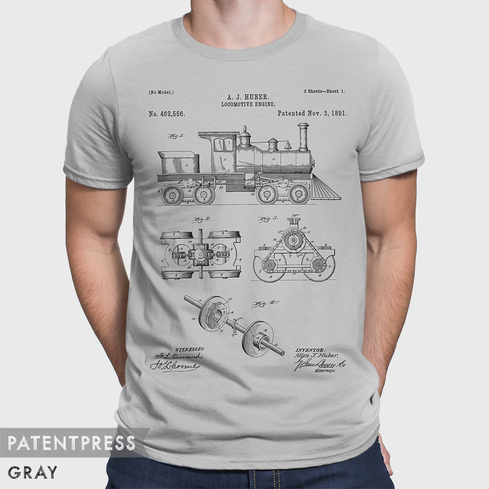 Steam Engine T-shirt, Locomotive T Shirt, Train Shirt, Steam Engine ...
