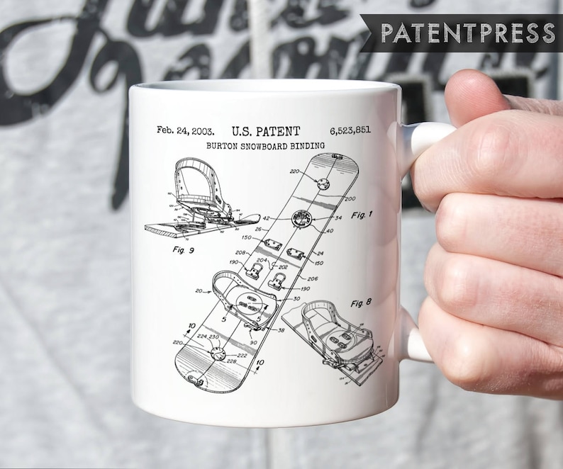 Snowboard Mug Snowboarder Mug Outdoor Mug Gift For | Etsy