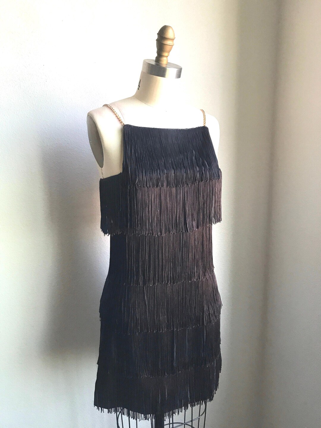 Vintage Betsy Johnson Tassel Dress: 80s Punk Flapper, Size S - Etsy