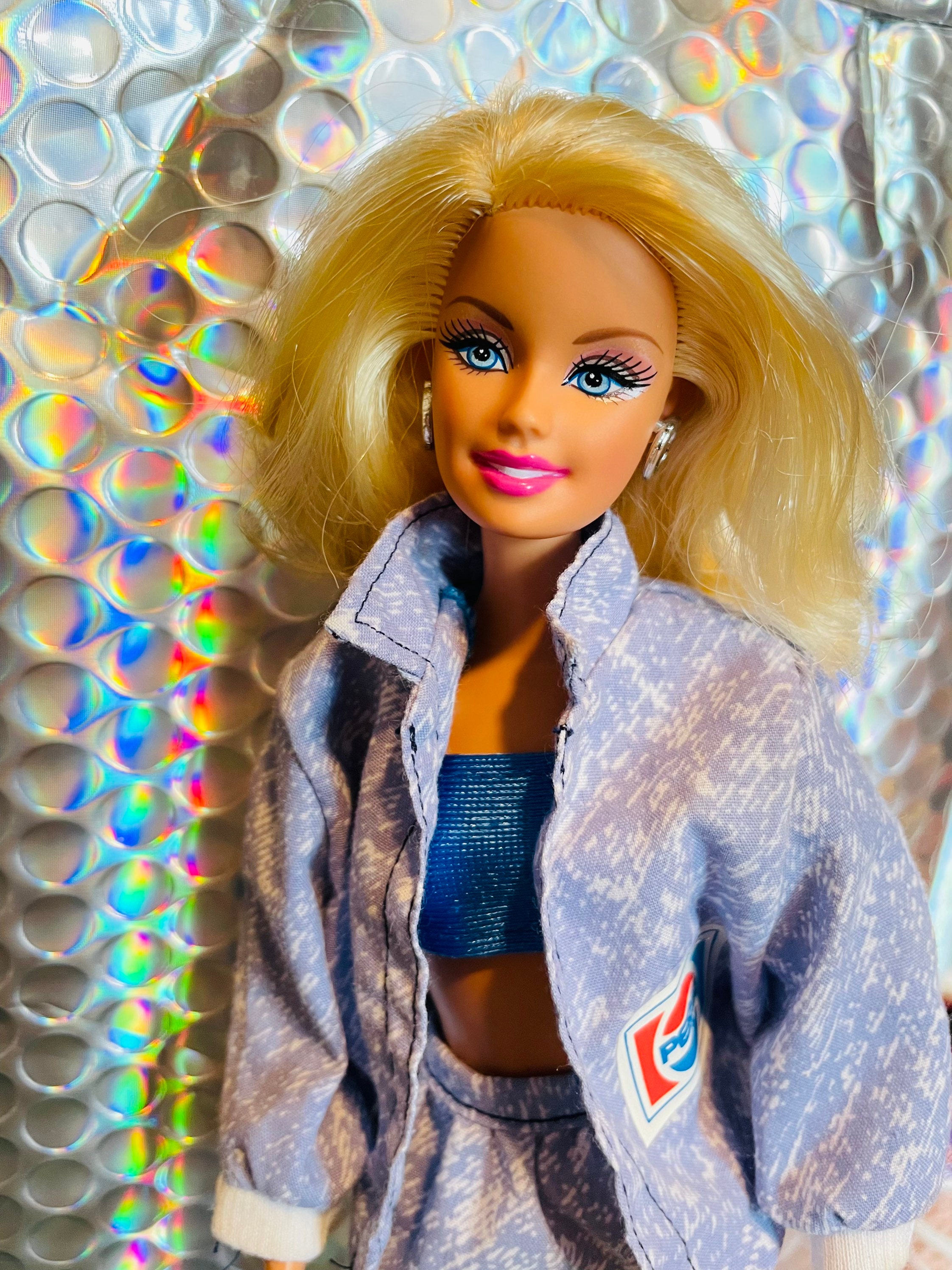 RARE 1990s Girls Denim Barbie Dress - munimoro.gob.pe