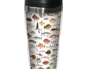 Fish Travel Mug | Etsy
