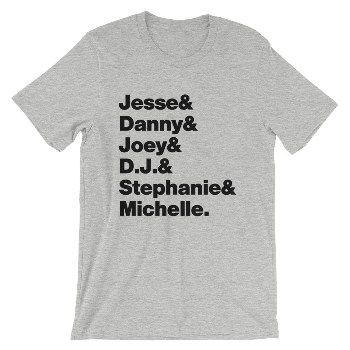 Full House T-shirt . TV Series Shirt Television Tee. on Black - Etsy