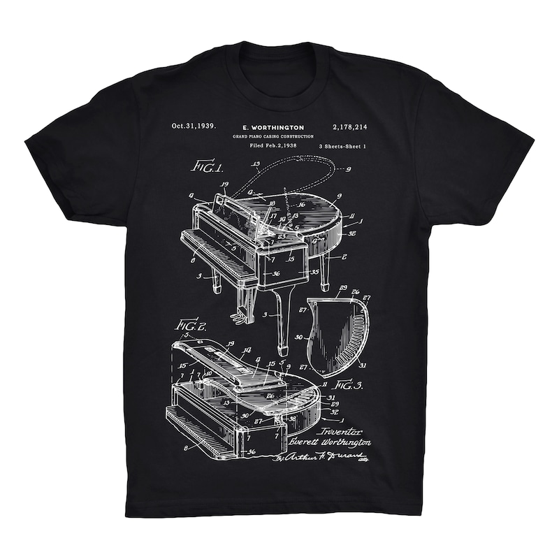 Piano Shirt - Etsy