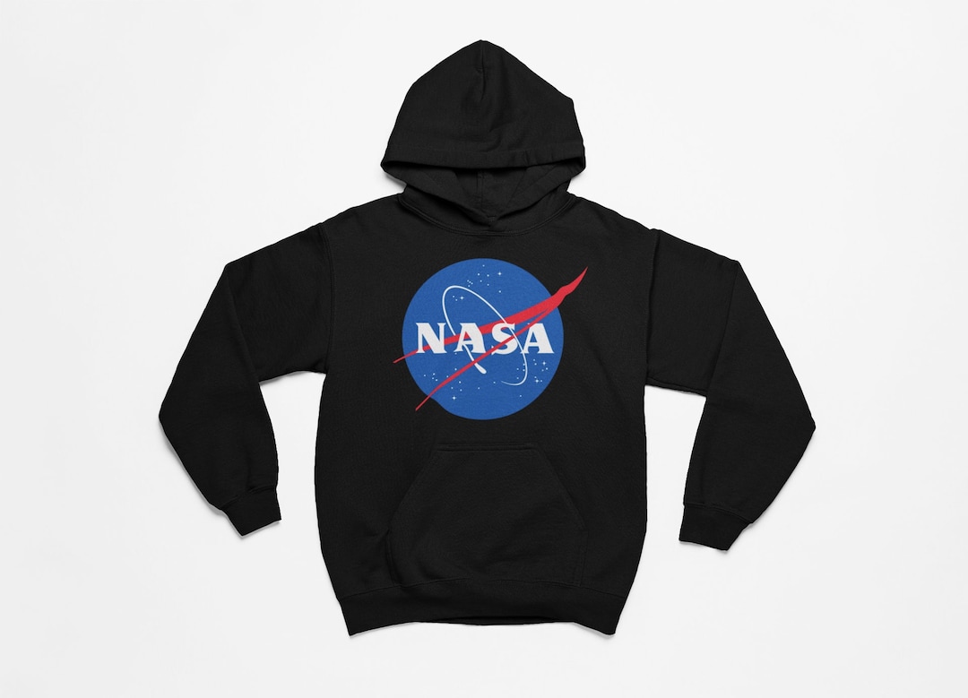 Nasa Pullover Hoodie With Nasa's Iconic Planet Logo on a Comfy & Soft ...