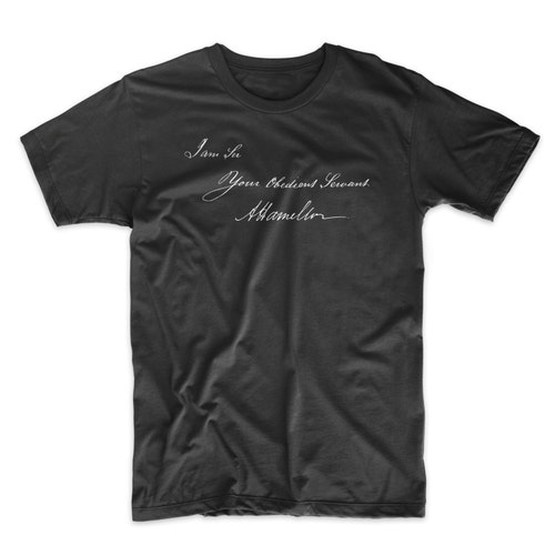 Alexander Hamilton Shirt Signature Reproduction: i Am - Etsy