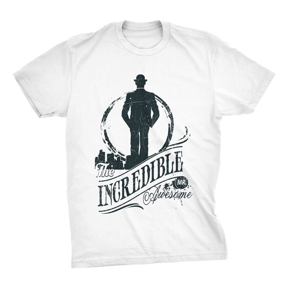 The Incredible Mr. Awesome T-shirt. Father's Day Gift. Gift for Him ...
