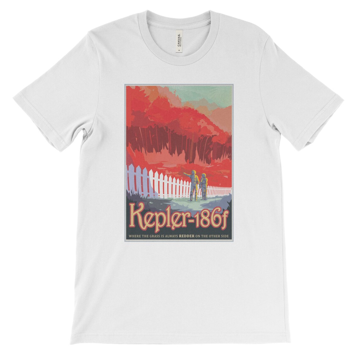 Kepler-186f T-Shirt from NASA's Visions of the Future. | Etsy