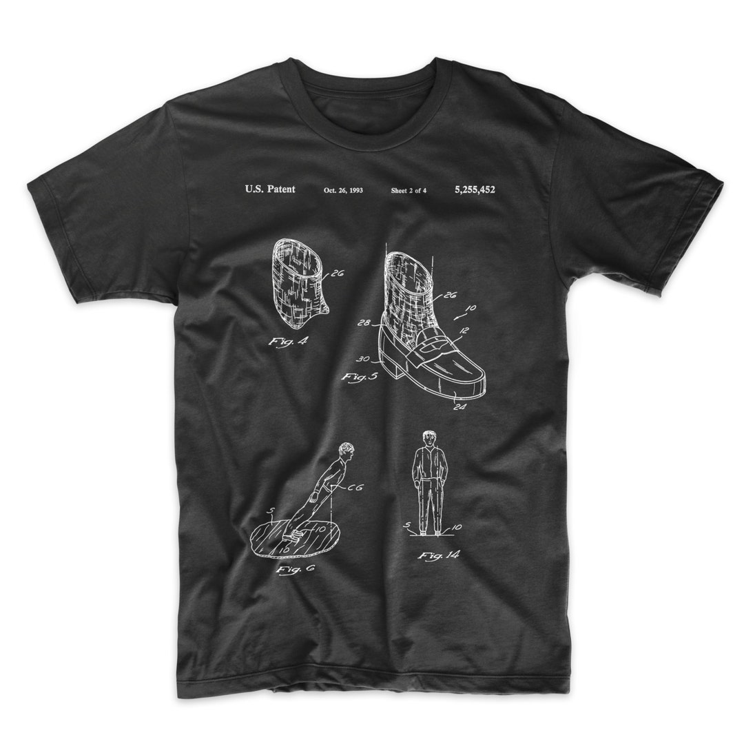 Michael Jackson Anti Gravity Shoes Patent T-shirt. Gift for Him. Gift ...
