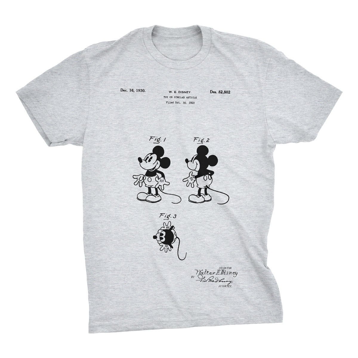Mickey Mouse Patent T-shirt. Disney Patent T-shirt. Mickey Mouse ...