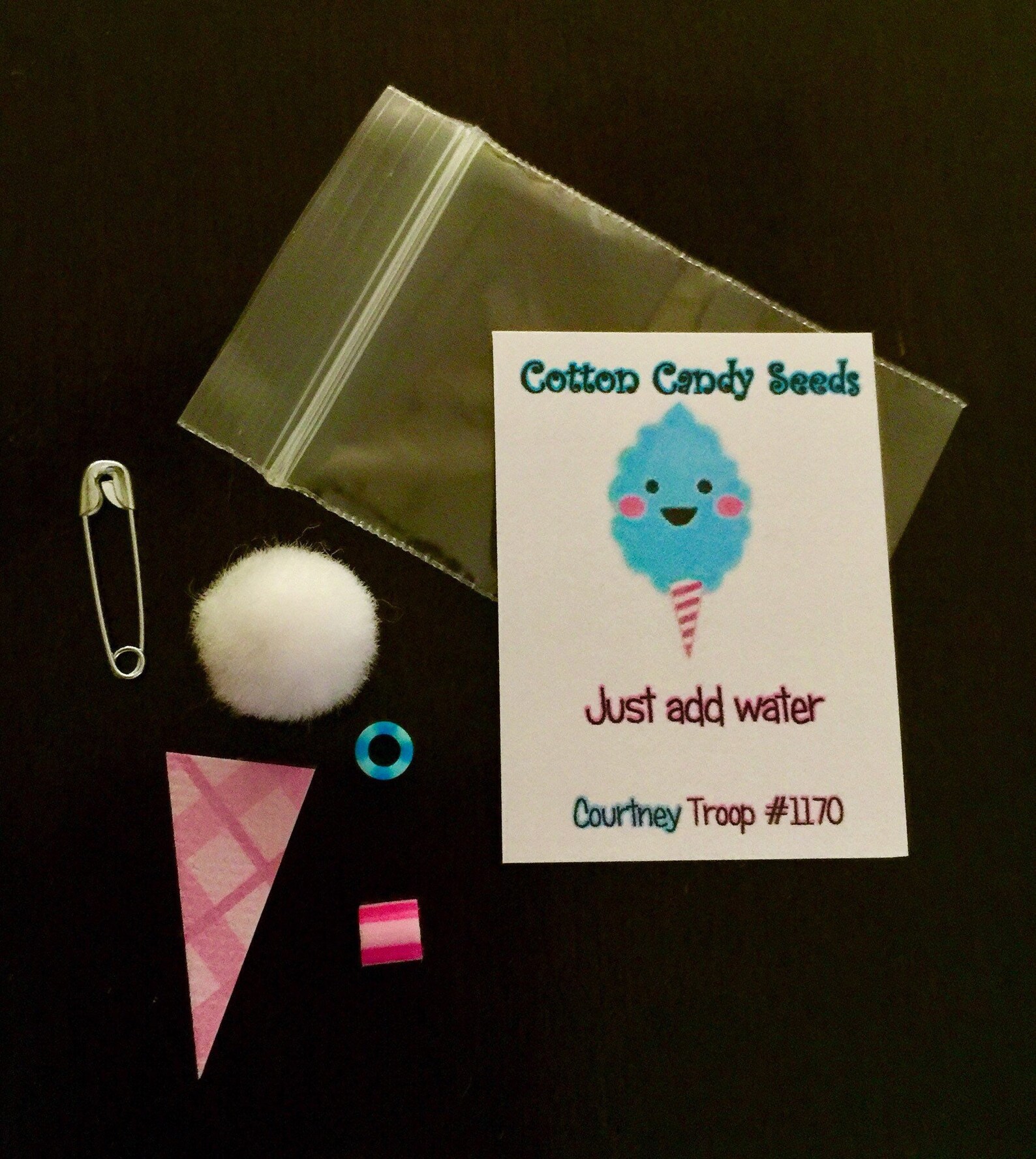 Scout SWAP Kit Make Your Own Cotton Candy Kit special Whatchamacallits ...