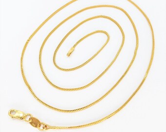 22k Solid Gold Chain | Etsy