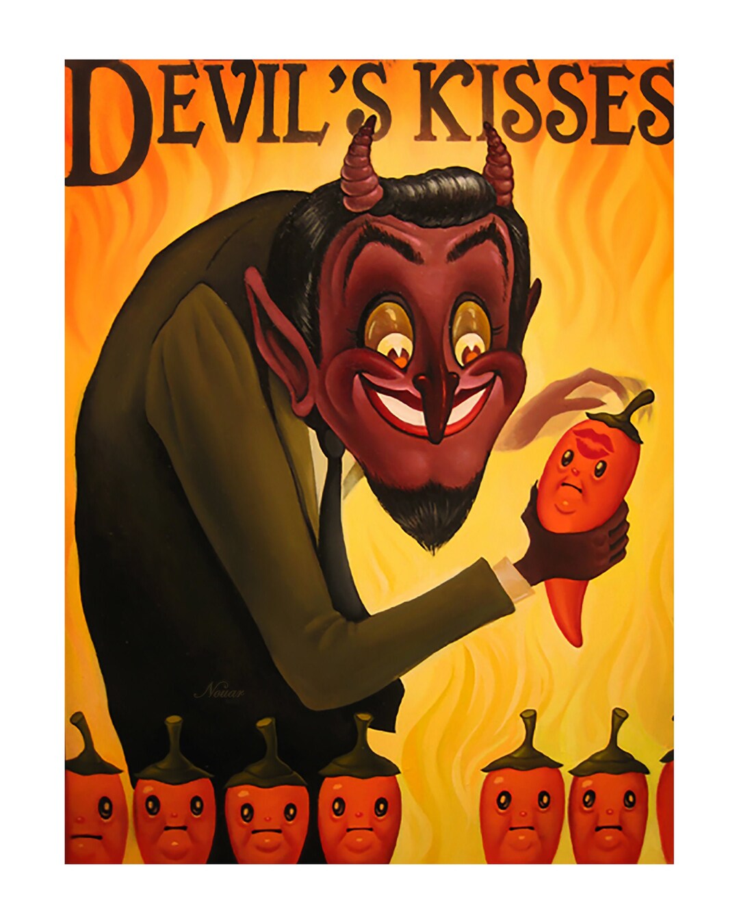 Devil's Kisses Fine Art Print by Nouar - Etsy