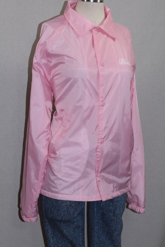 Augusta Sportswear Pink Windbreaker Jacket - Gem