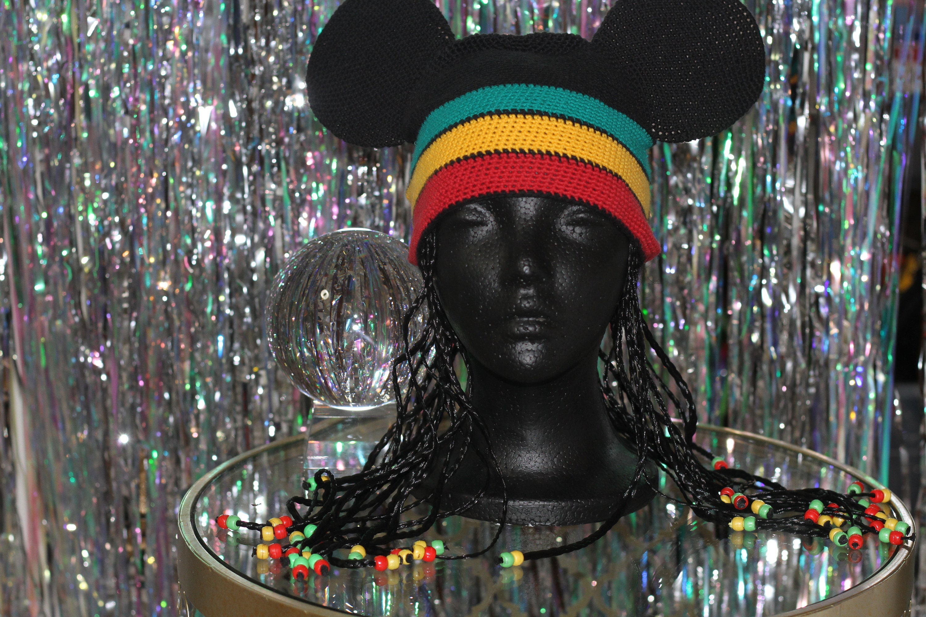 Jamaican Mickey Mouse Hoodie Dread Beanie - Etsy UK