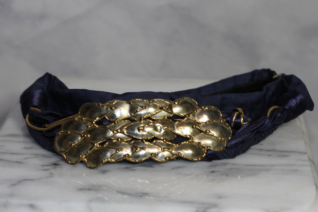 Pushpa Inc. Atlanta Georgia Blue & Gold Belt - Etsy