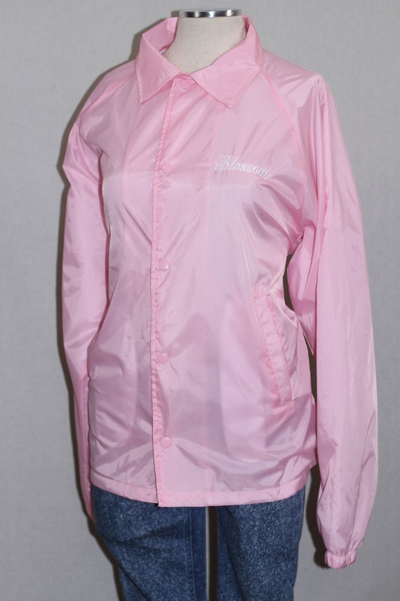 Augusta Sportswear Pink Windbreaker Jacket - Gem