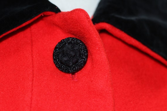 Charles Klein Red Wool Trench Coat - Gem