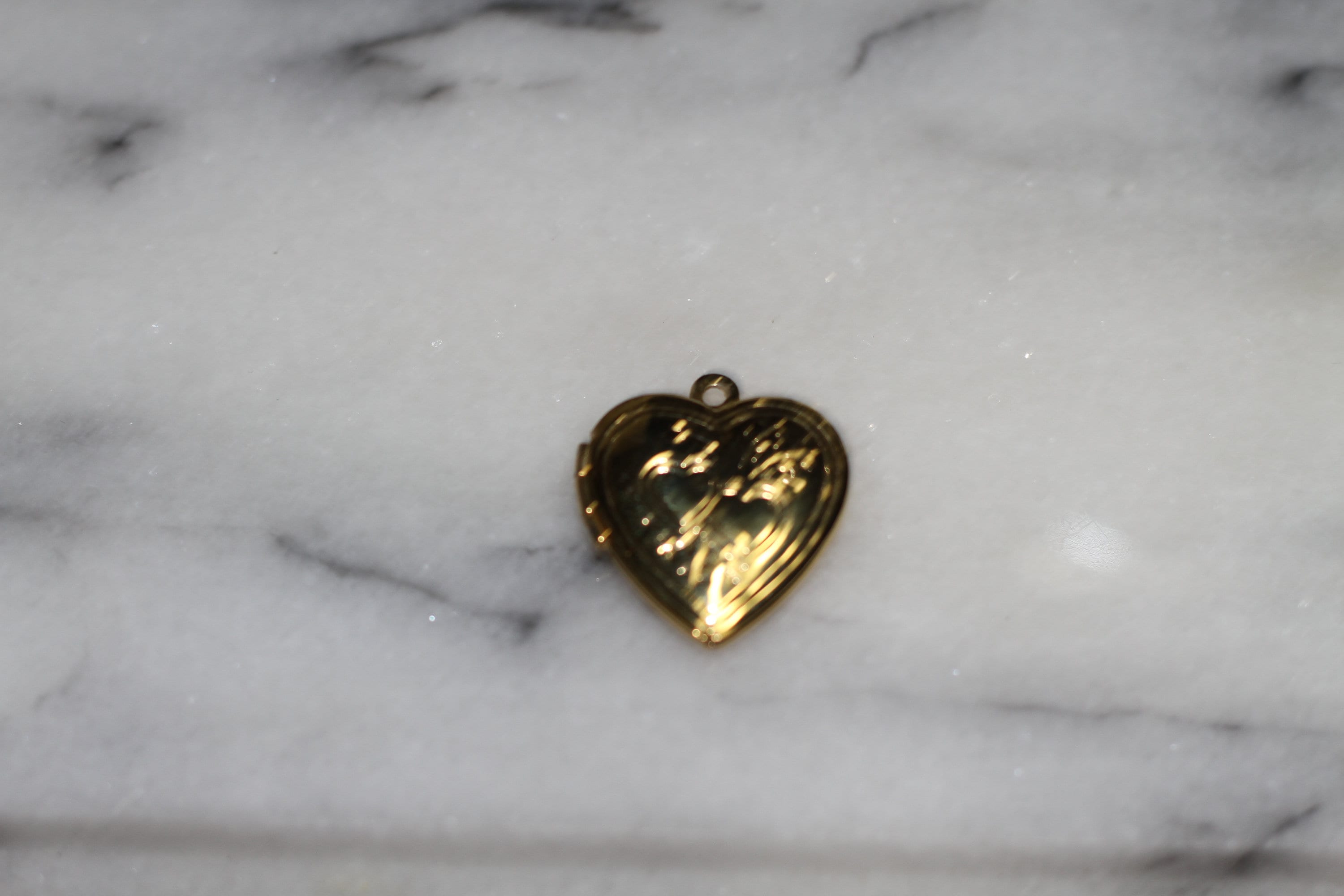 Gold Heart Locket - Etsy