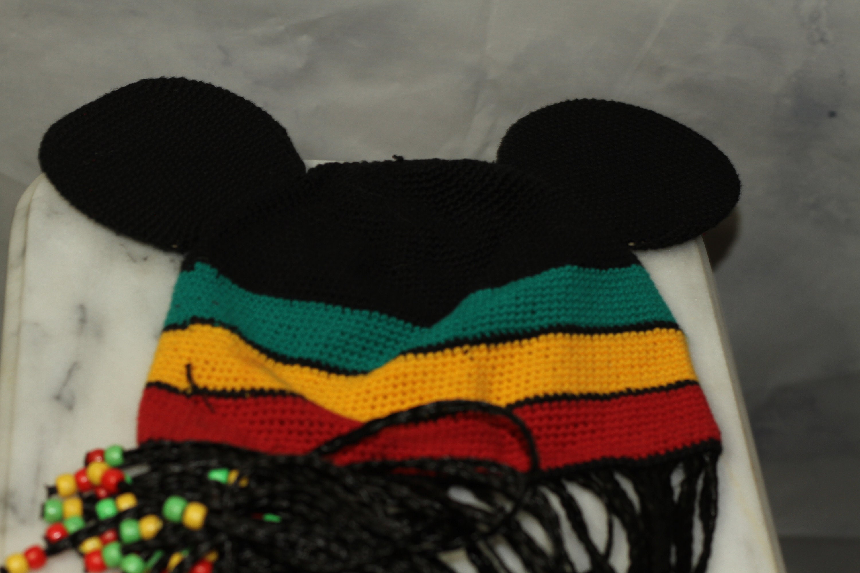 Jamaican Mickey Mouse Hoodie Dread Beanie - Etsy UK
