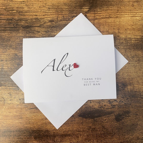 Best Man Card - Etsy UK