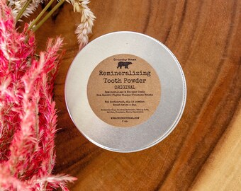Natural Remineralizing Tooth Powder With Myrrh Resin Neem & - Etsy