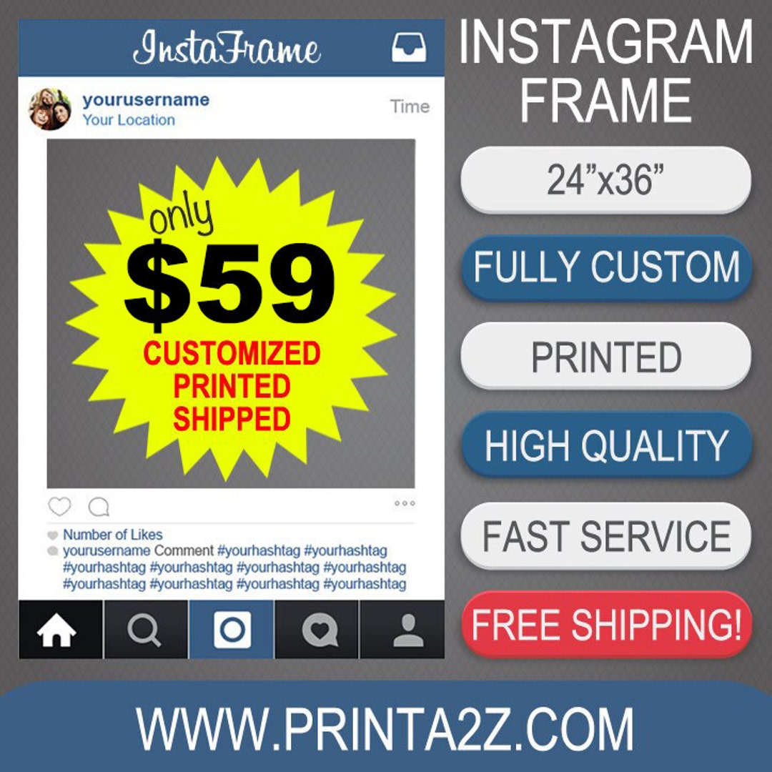 Instaframe - Etsy