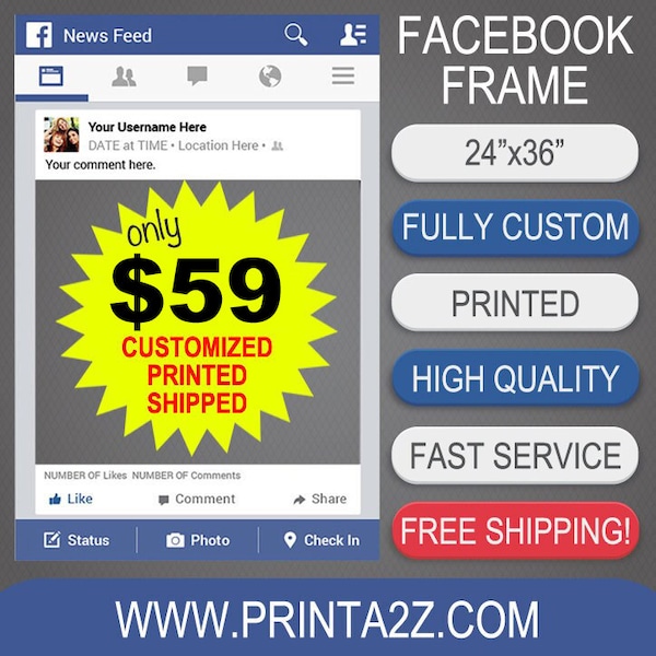 Facebook Prop - Etsy