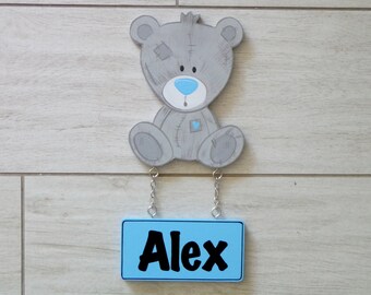 Teddy Name Sign - Etsy