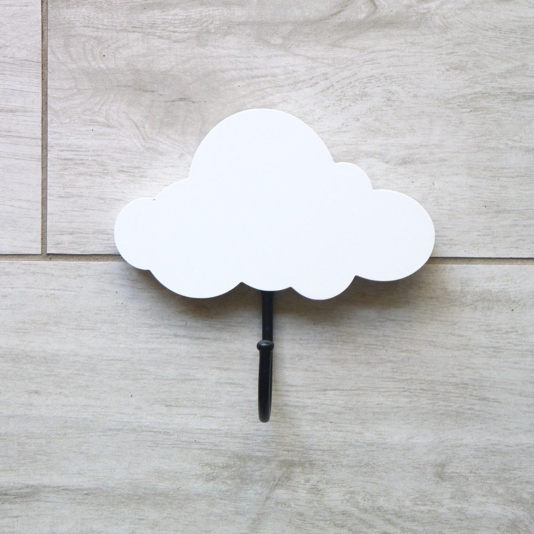 Cloud Nursery Decorative Wall Hooks, Wall Hooks Kids , Cloud Nursery ...