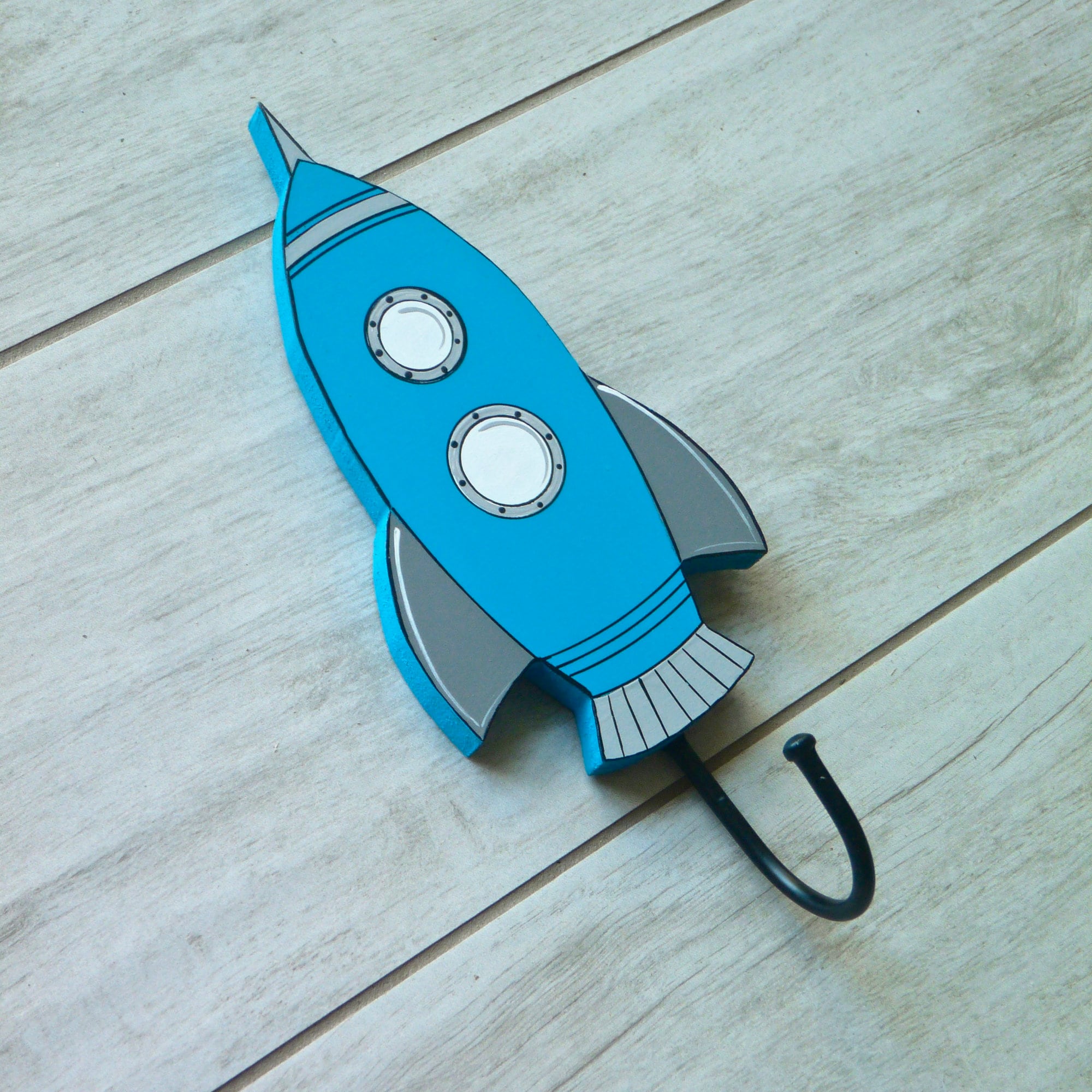 Space Rocket Nursery Kids Wall Hooks Rocket Nursery Decor - Etsy
