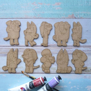 Bluey Painting Kit for Kids, Bluey Birthday Gifts, DIY Bluey Craft Kits ...