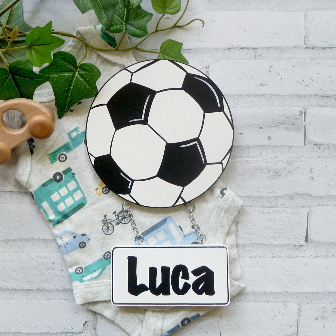 Soccer Ball Kids Door Sign: Personalised Soccer Name Sign - Etsy