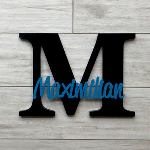 Personalised Wooden Letters for Nursery, Nursery Letters, Wood Name ...