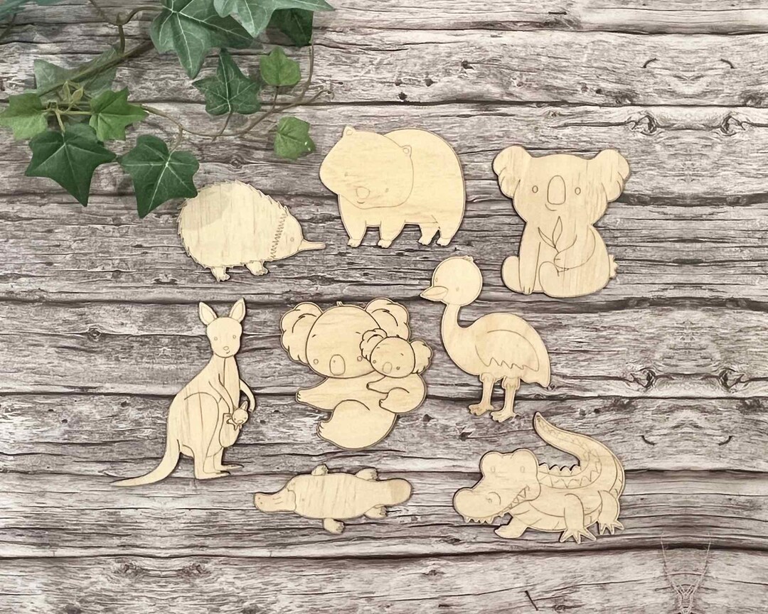 Australian Animal Wooden Cutouts, Australian Animal Wall Motifs ...