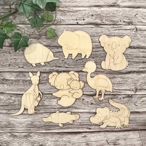 Australian Animal Wooden Cutouts, Australian Animal Wall Motifs ...