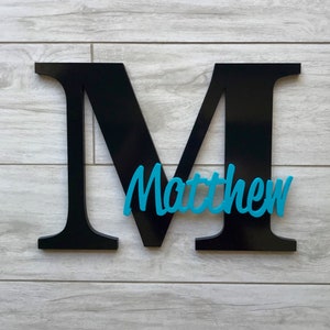 Personalised Wooden Letters for Nursery, Nursery Letters, Wood Name ...
