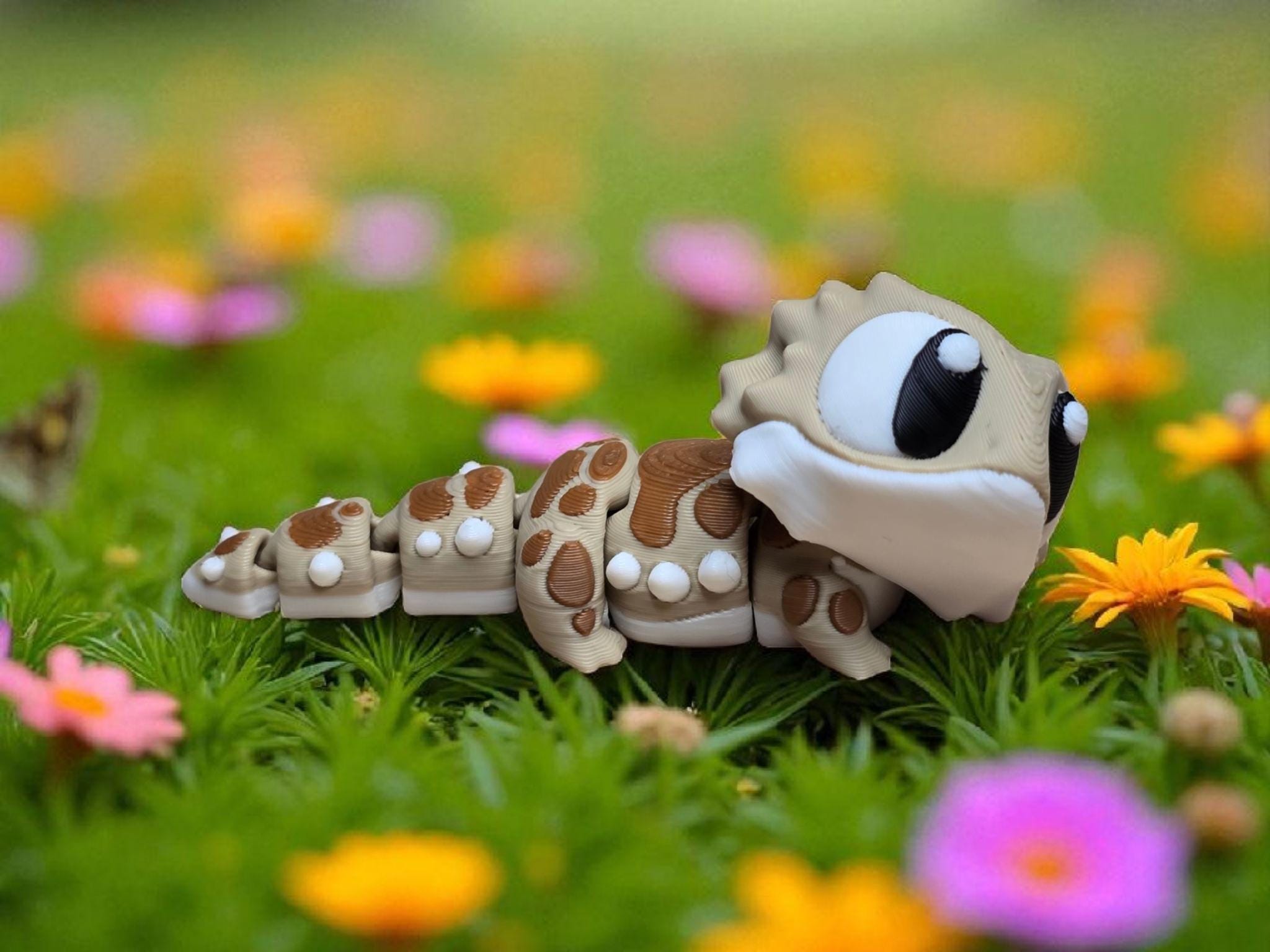 3D Printed Desert Playset: Bearded Dragon Terrarium Decor - Etsy