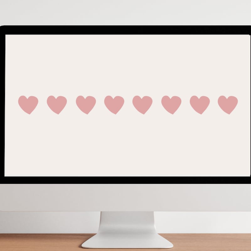 Desktop Screensaver Pink - Etsy