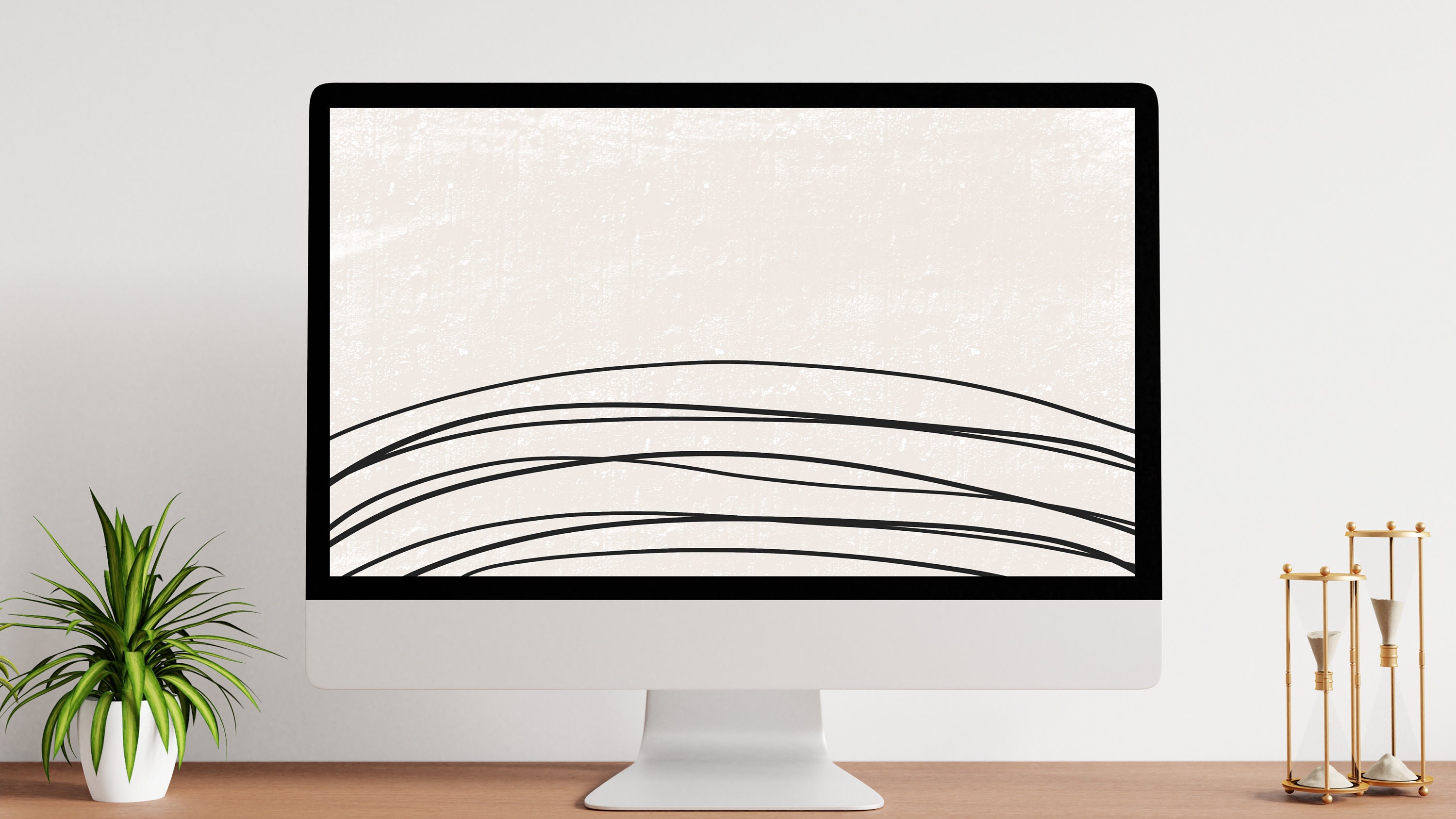 Set of 12 Minimalist Neutral Desktop Wallpapers - Etsy