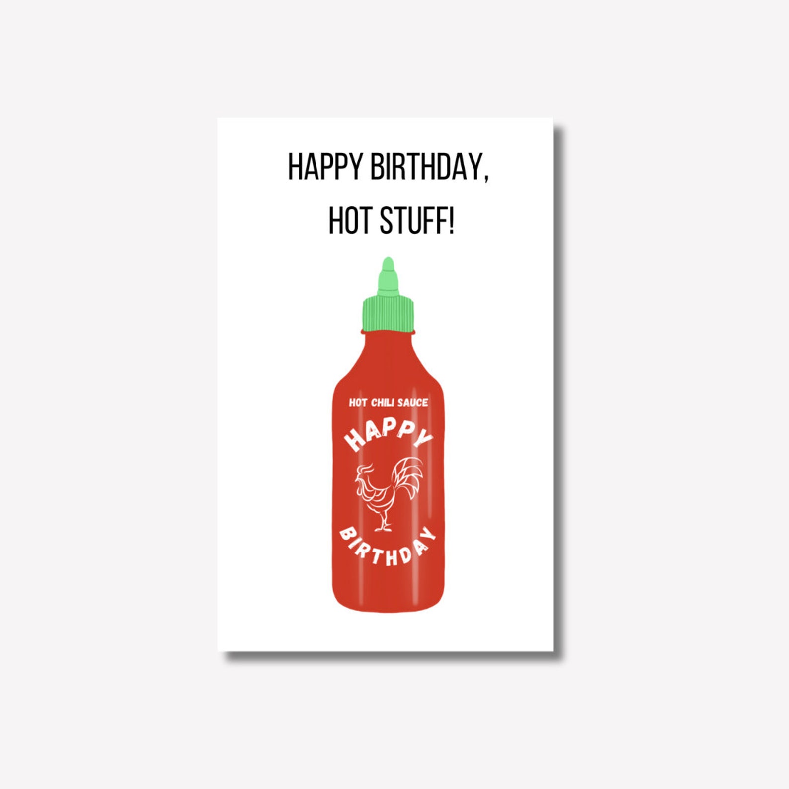 Hot Stuff Funny Birthday Card - Etsy