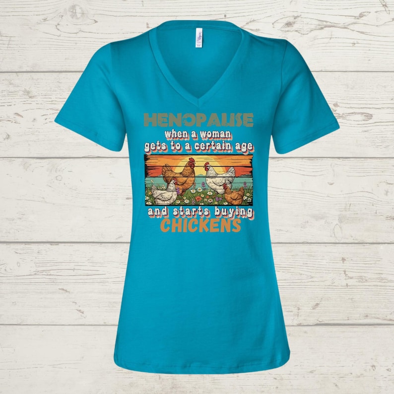 Henopause Chicken Lady T-shirt: Funny Farmhouse Gift - Etsy