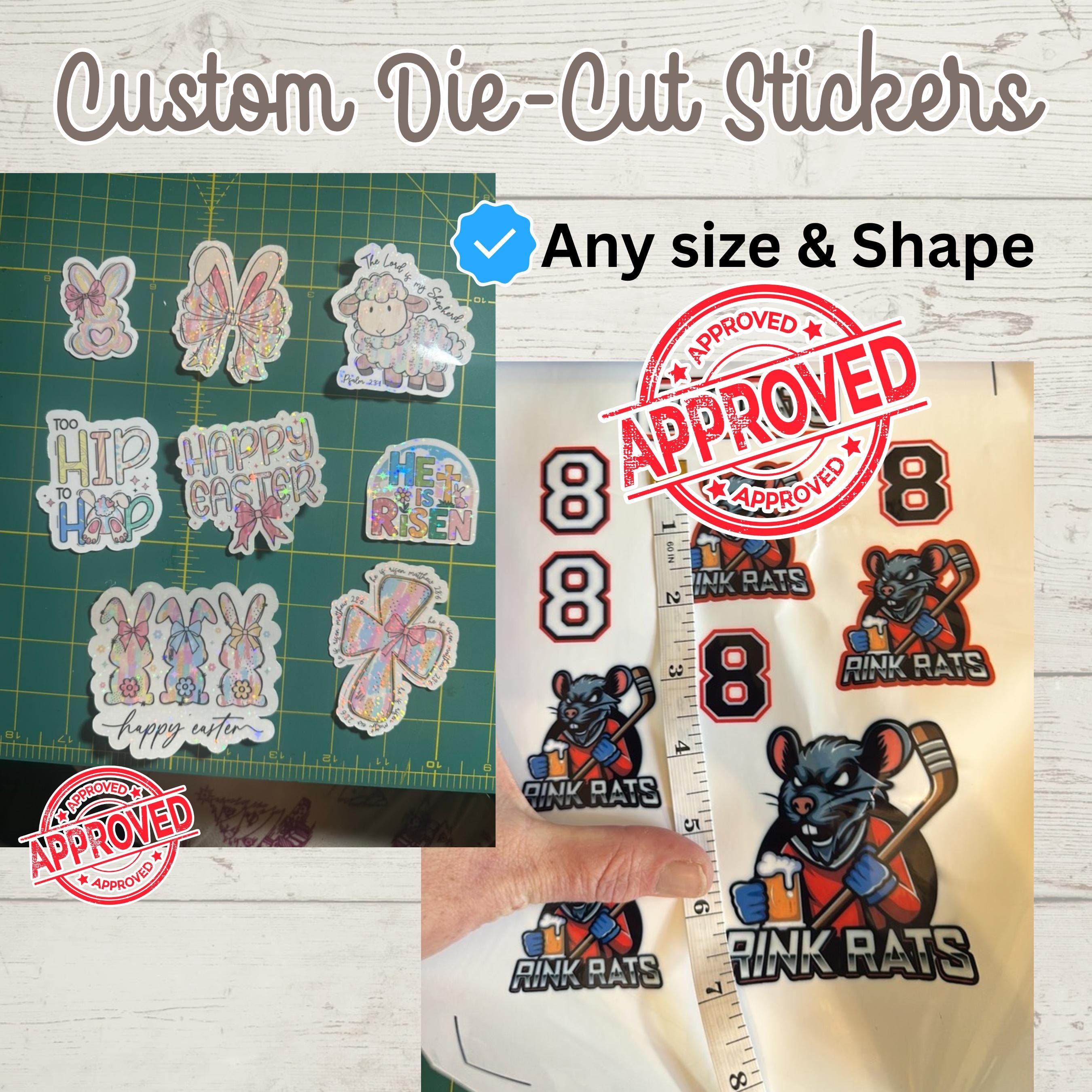 Custom Vinyl Stickers: Die Cut Logo Stickers - Etsy